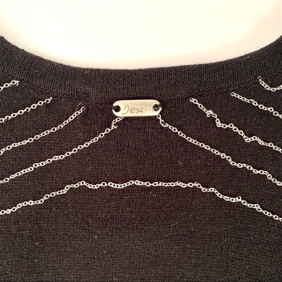 Dex | Tops | Dex Black Chained Vest | Poshmark